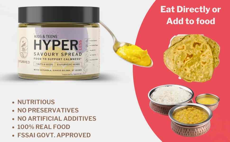 Kids & Teens Hyper Less Savoury Spread - IYURVED-IN