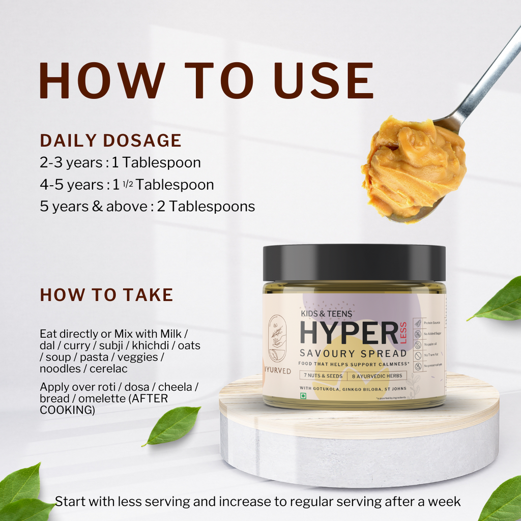 Kids & Teens Hyper Less Savoury Spread - IYURVED-IN