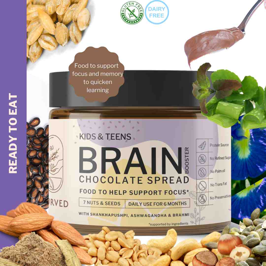 Kids and Teens Brain Booster Chocolate Spread (1kg) - IYURVED-IN