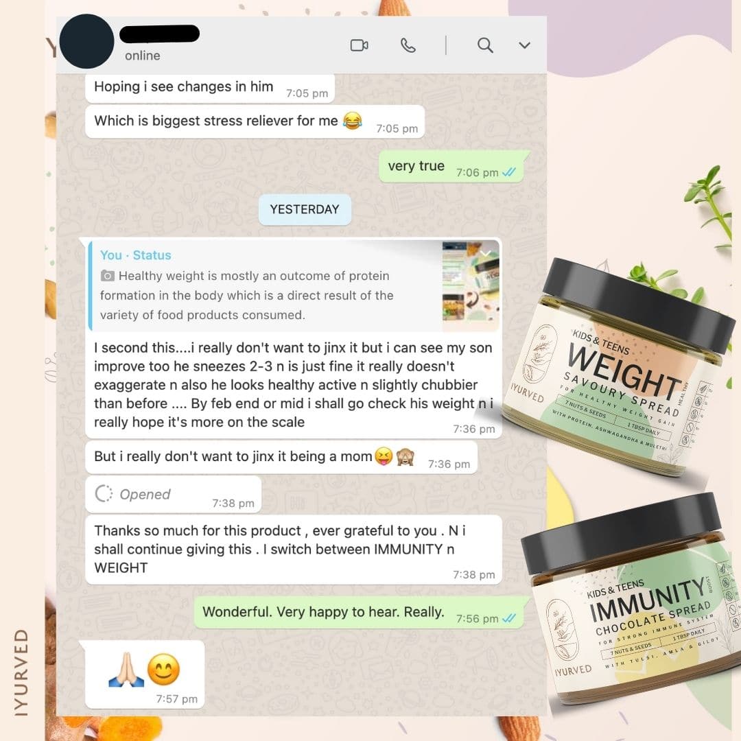 Kids and Teens Immunity Boost Chocolate Spread - IYURVED-IN