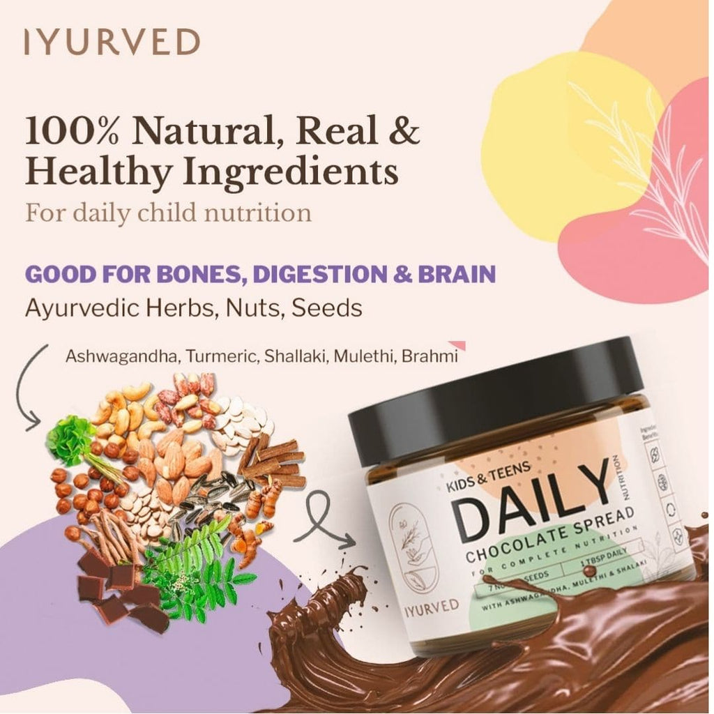 Tasty Kids Nutritious Choco Spread | Kids Healthy Food - IYURVED-IN