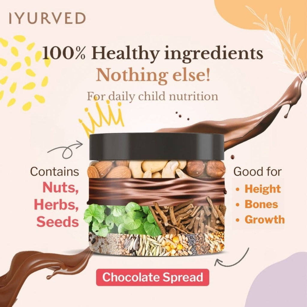 Tasty Kids Nutritious Choco Spread | Kids Healthy Food - IYURVED-IN